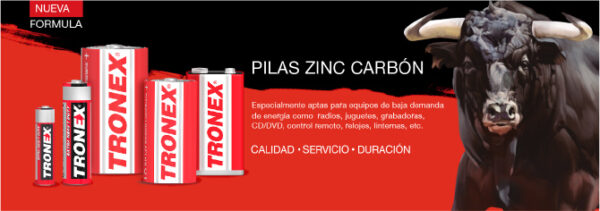 Pilas Tronex AA, AAA, C y D | Tronex Consumo Masivo